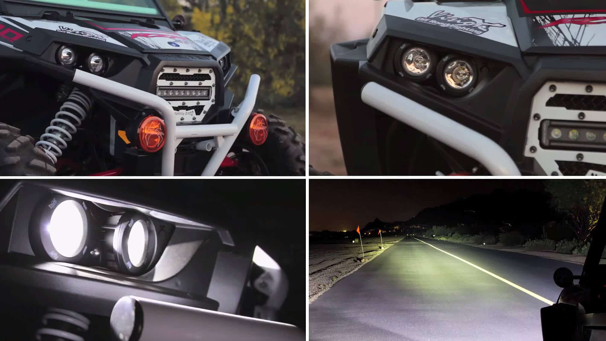 Twin LED Headlight System for Polaris - APS