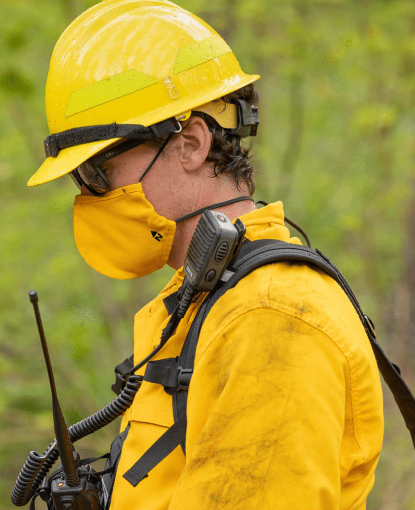 True North Gear Wildland Face Mask - Yellow - APS