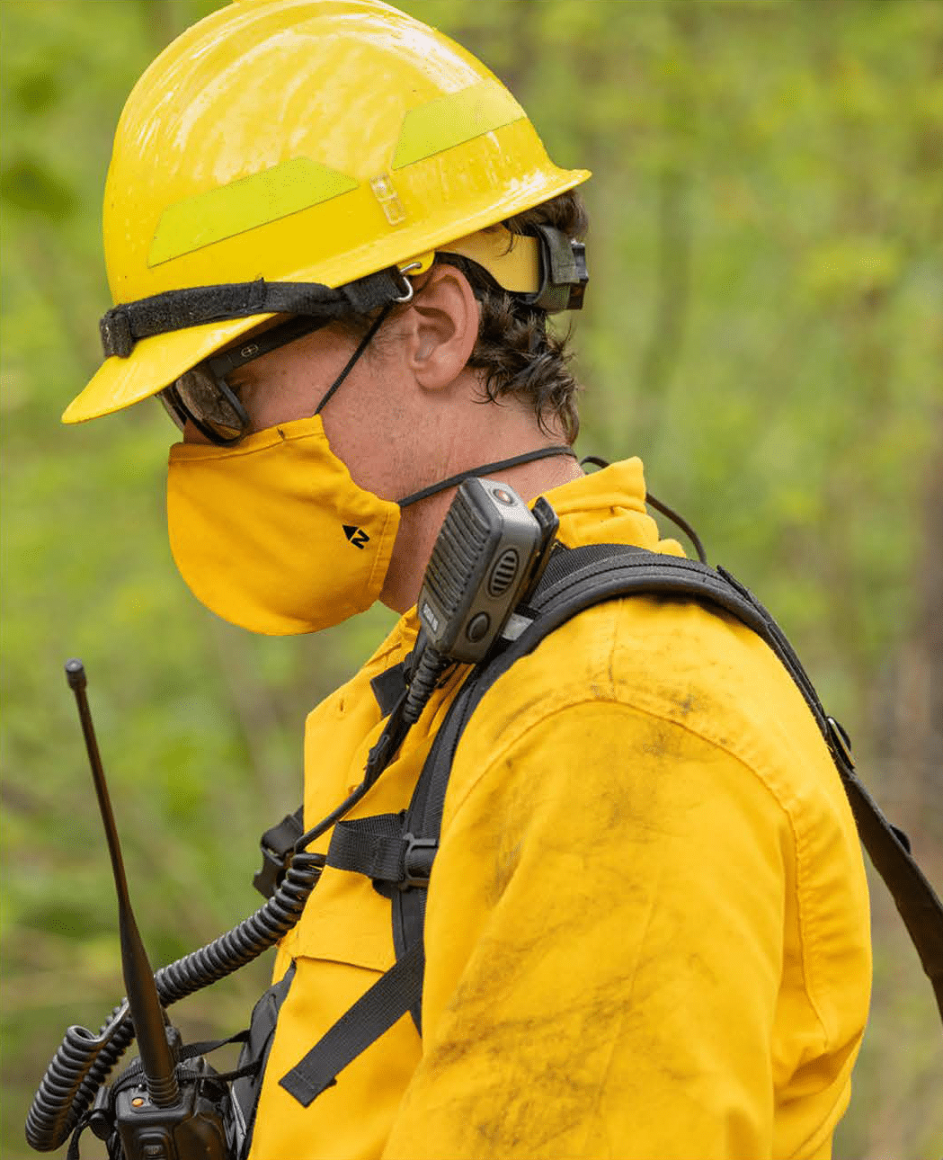True North Gear Wildland Face Mask - Yellow - APS